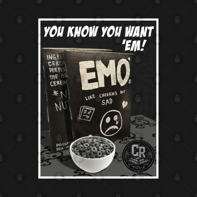 EMO’s™ — Like Cheerios, But Sad - Pro Wrestling - T-Shirt | TeePublic