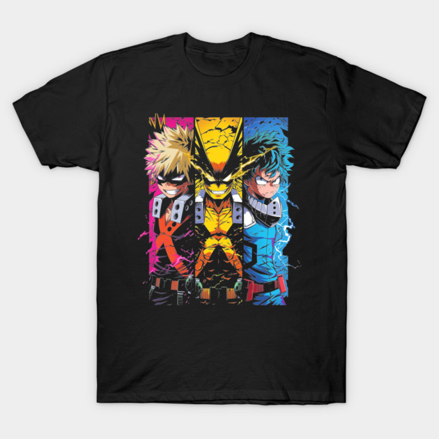 My Hero Academia Hero Art - My Hero Academia - T-Shirt | TeePublic