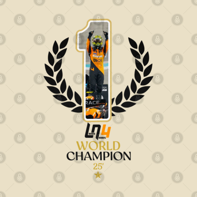 F1 2025 World Champion Lando Norris Formula Gift - Racing Car - T-Shirt ...