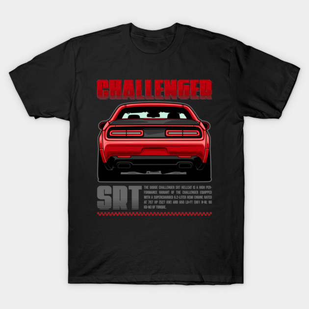 Challenger SRT Hellcat - Dodge Challenger - T-Shirt | TeePublic