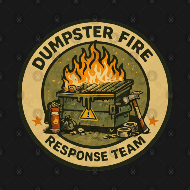 Dumpster Fire Response Team - Dumpster Fire Response Team - T-Shirt ...