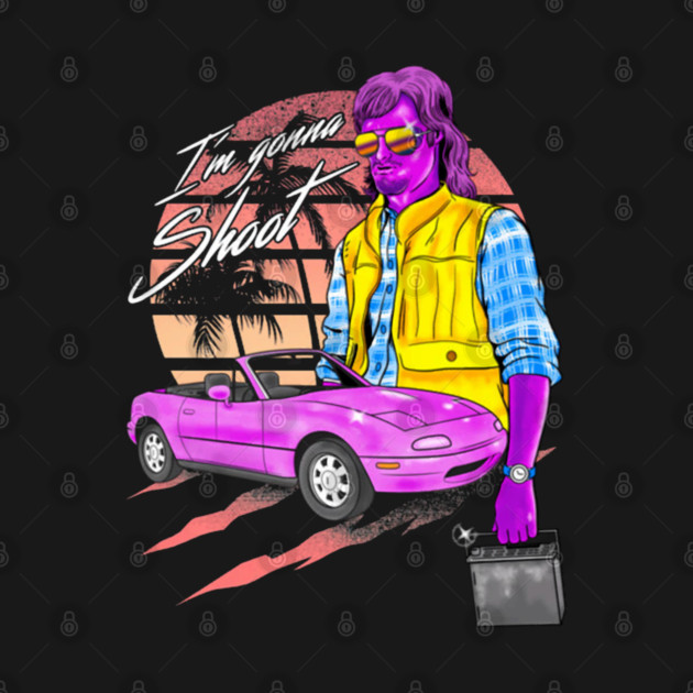 Macgruber Synthwave - Macgruber Synthwave - T-Shirt | TeePublic