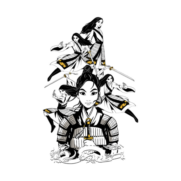 Legendary Mulan: Sword and Armor Tribute - Mulan - T-Shirt | TeePublic