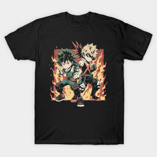 My Hero Academia Deku Bakugo Rivalry - My Hero Academia - T-Shirt ...
