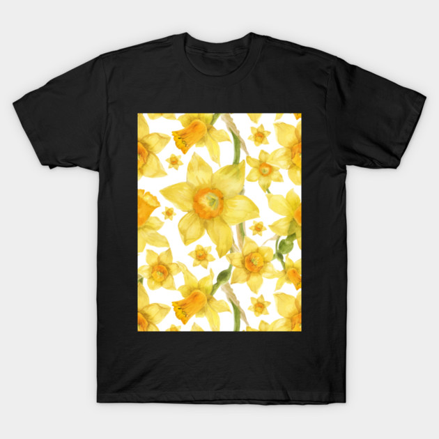 Daffodil Pattern - Daffodil Pattern - T-Shirt | TeePublic