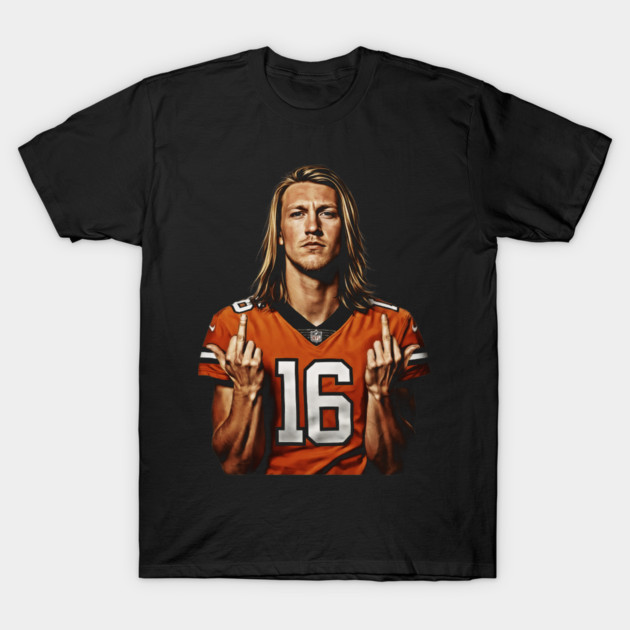 Vintage Trevor Lawrence Flipping The Bird Meme - Trevor Lawrence - T ...