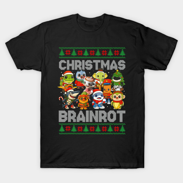 Italian Brain Rot Italian Brainrot - Funny Christmas Italian - T-Shirt ...