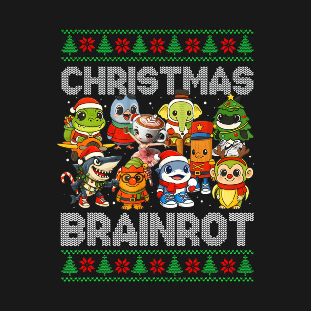 Italian Brain Rot Italian Brainrot - Funny Christmas Italian - T-Shirt ...