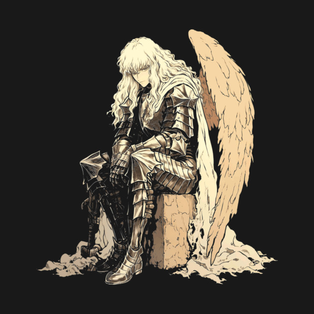 Griffith from Berserk in Angelic Armor - Griffith - T-Shirt | TeePublic