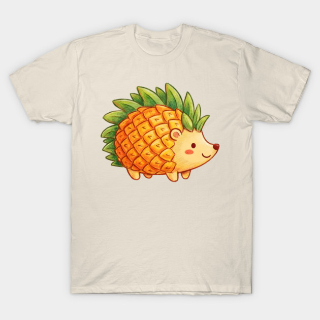 Pineapple Hedgehog - Pineapple Hedgehog - T-Shirt | TeePublic