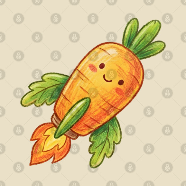 Carrot Rocket - Carrot Rocket - T-Shirt | TeePublic