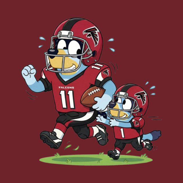 Bluey Atlanta Falcons Football Players Gifts For Football Fans ...