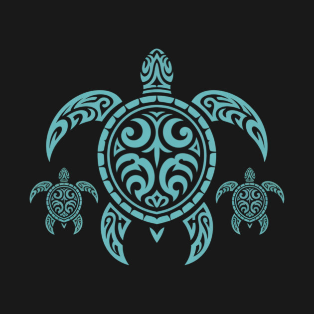Hawaiian Tribal Sea Turtle Day 2026 Turtles Lover Ocean Blue - Hawaiian ...