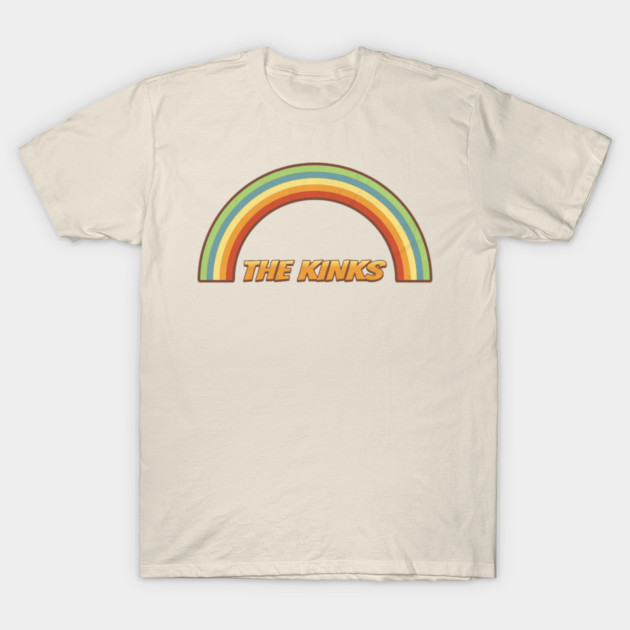 Vintage Rainbow The Kinks Classic Rock Aesthetic - The Kinks - T-Shirt ...