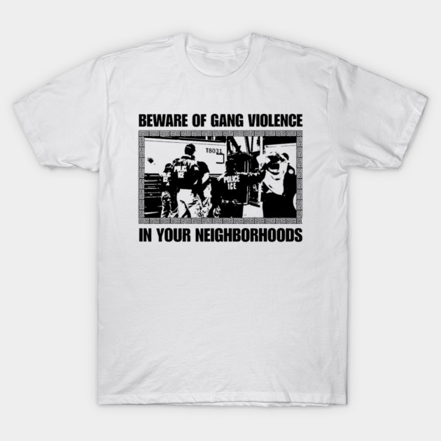 Beware Of Gang Violence Awareness Message Reflecting Urban Reality ...