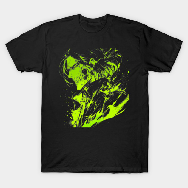 Eren Yeager Titan Form Fan Art - Eren Yeager - T-Shirt | TeePublic