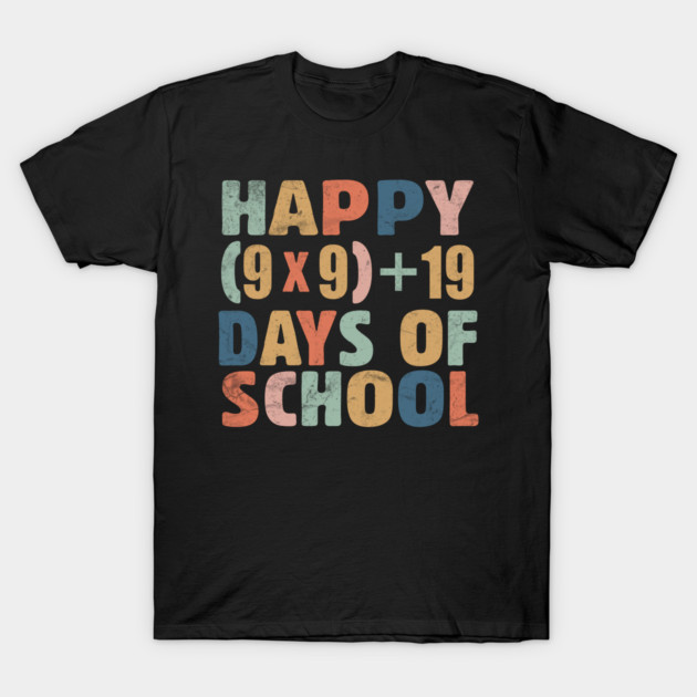 Happy 100 Days School Math Equation 100th Day of School Kids - Happy ...