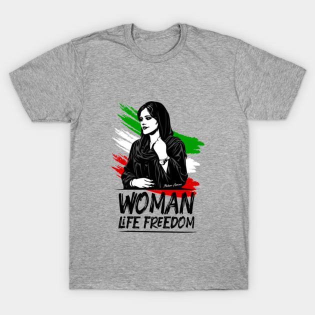 Woman Life Freedom - Mahsa Amini - Iran - T-Shirt | TeePublic