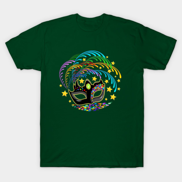 Venice Carnival Mardi Gras Mask - Carnival Mask - T-Shirt | TeePublic