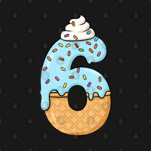 6 Jersey Uniform Drip n Slang Ice Cream 6th - Jersey Uniform - T-Shirt ...