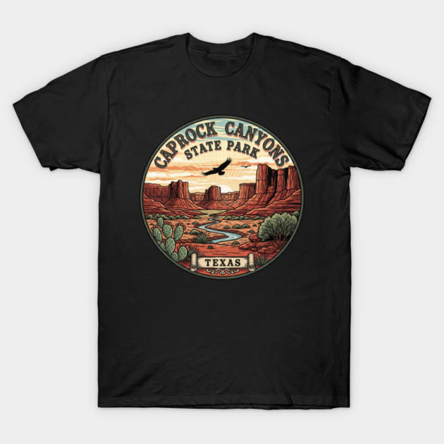 Caprock Canyons State Park Texas Nature Travel Vintage Badge - Caprock ...