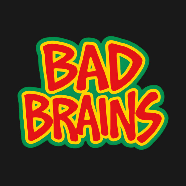 Bold Bad Brains With Rasta Colors - Custom Bold Brains - T-Shirt ...