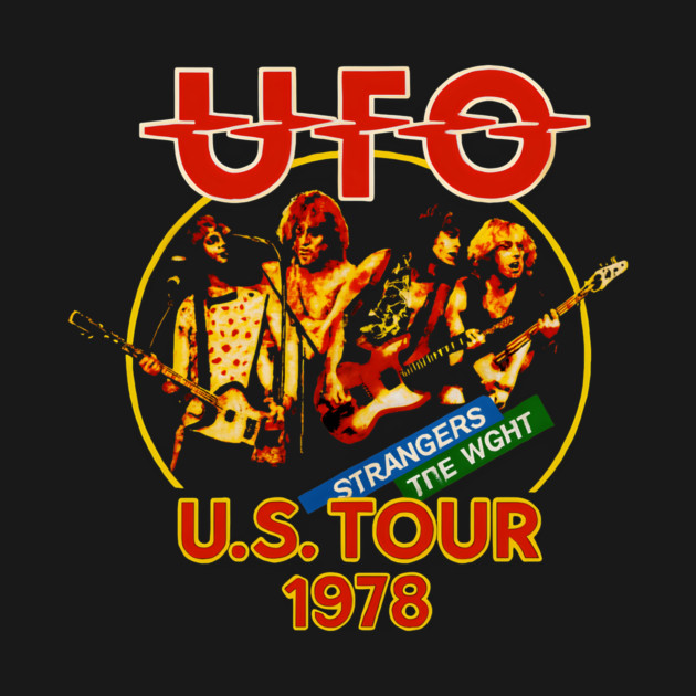 Ufo 1978 U.S. Tour Band Rock - Vintage Band Tour - T-Shirt | TeePublic