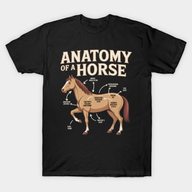 Anatomy of A Horse Equestrian Neigh Horse Lovers - Anatomy Of A Horse ...