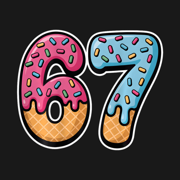 67 Ice Cream Drip (Back Only) - Custom Back Printing - T-Shirt | TeePublic