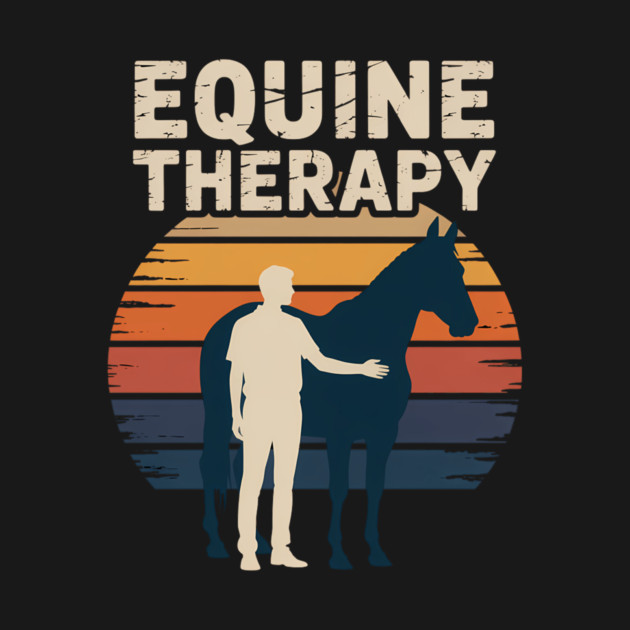 Therapy Horse Lovers - Therapy Horse Lovers - T-Shirt | TeePublic