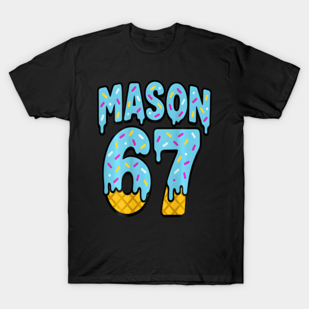 Six Seven Ice Cream Drip Mason 67 Halloween (On Back) - Funny Halloween ...