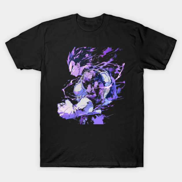 Vegeta Ultra Ego Paint Splash - Vegeta - T-Shirt | TeePublic