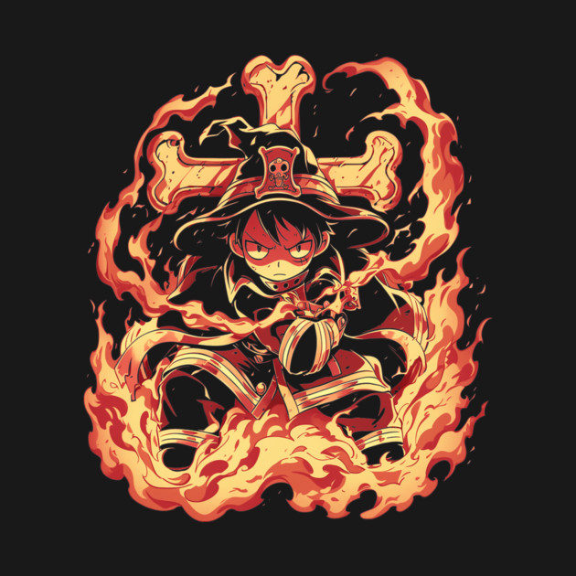 Shinra Fire Force Fiery Art - Fire Force - T-Shirt | TeePublic