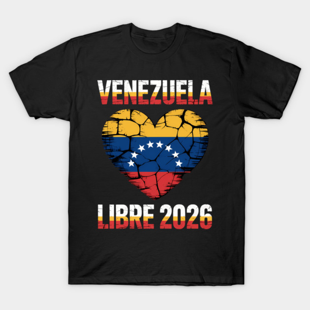 Venezuela Libre 2026 Free Venezuela Heart Flag - Venezuela Heart Flag ...