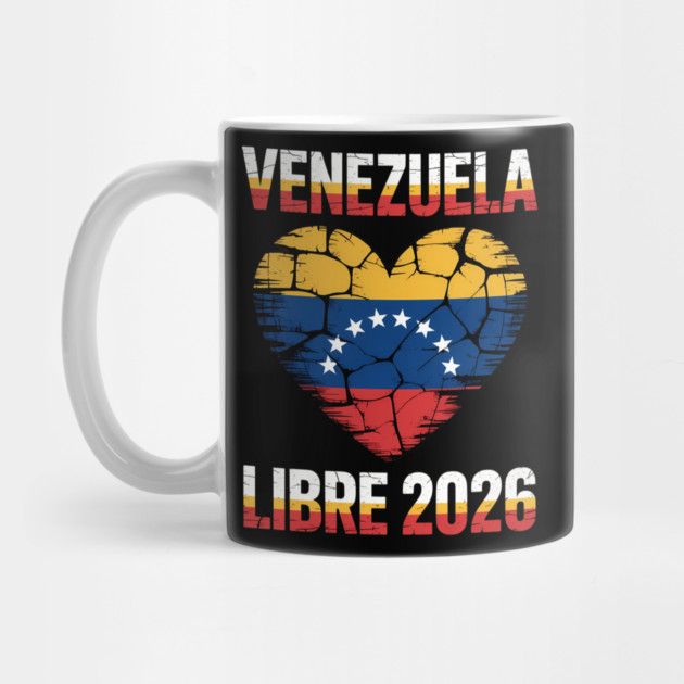 Venezuela Libre 2026 Free Venezuela Heart Flag - Venezuela Heart Flag ...