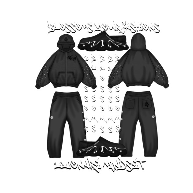 Urban Zen Llionaire Mindset Full Tracksuit Graphic - Blossoms - T-Shirt ...