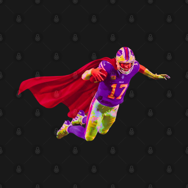 Josh Allen Flying - Josh Allen - T-Shirt | TeePublic