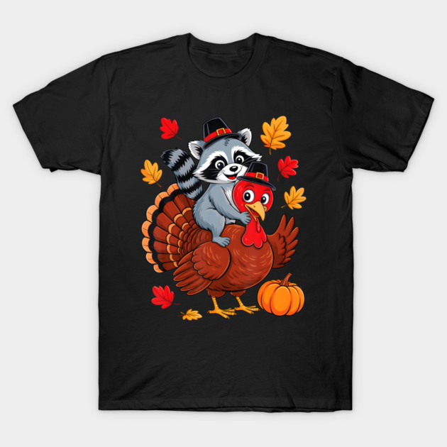 Thanksgiving Turkey RacPilgrim Hat Trash Panda - Thanksgiving Raccoon ...