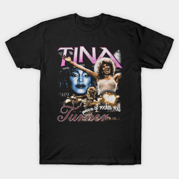 Tina Turner 80S Queen Of Rock N Roll - Tina Turner - T-Shirt | TeePublic