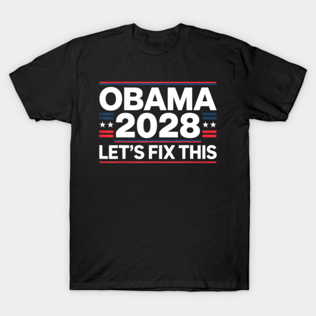 President Barack Obama 2028 Portrait Patriotic Democrat Usa - Obama ...