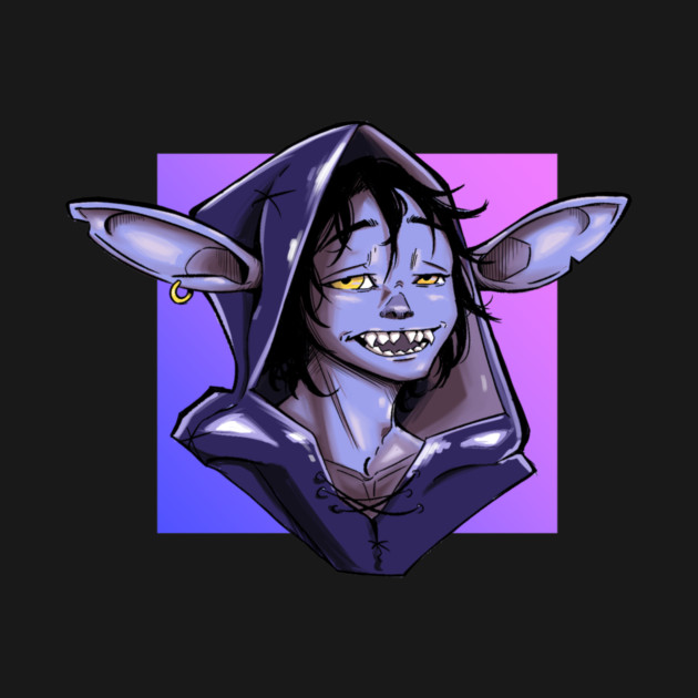 Smile of the Night - Rpg Character - T-Shirt | TeePublic