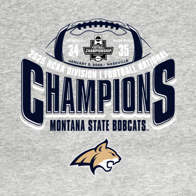 Montana State Bobcats National Champs 2025 Football 35-34 - Montana ...