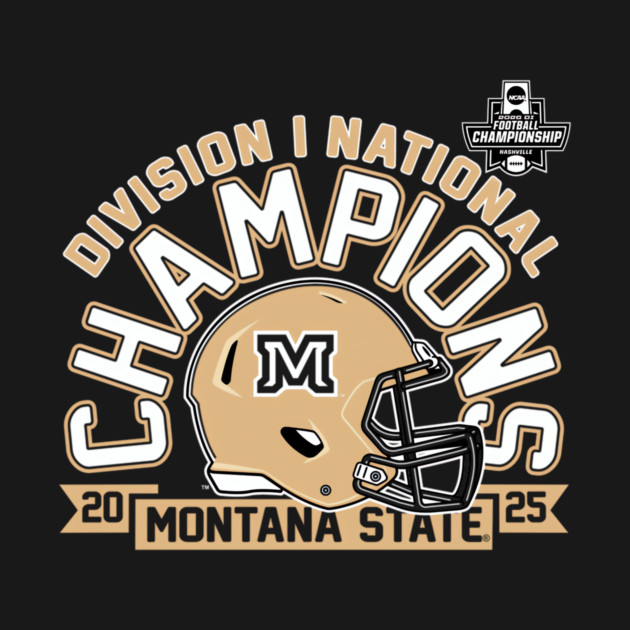 Montana State Bobcats National Champs 2025 Football Helmet - Montana ...