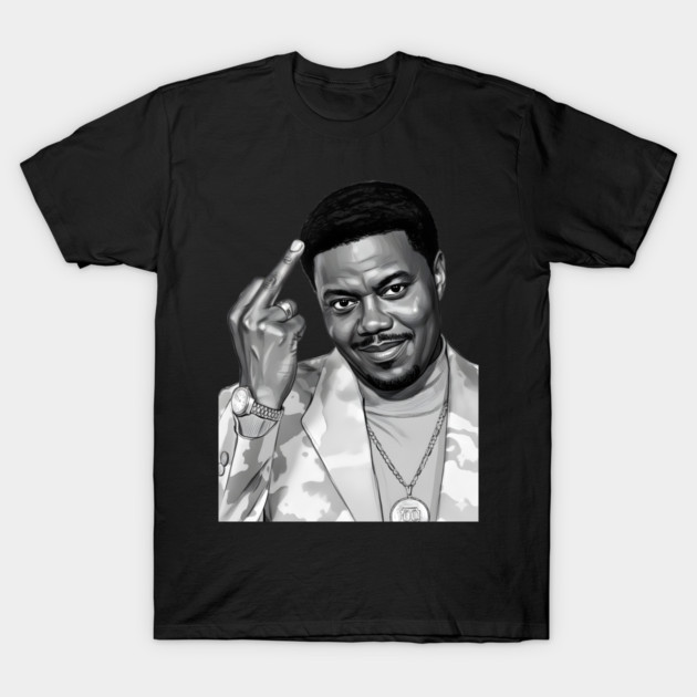 Bernie Mac Flipping The Bird Vintage - Bernie Mac - T-Shirt | TeePublic