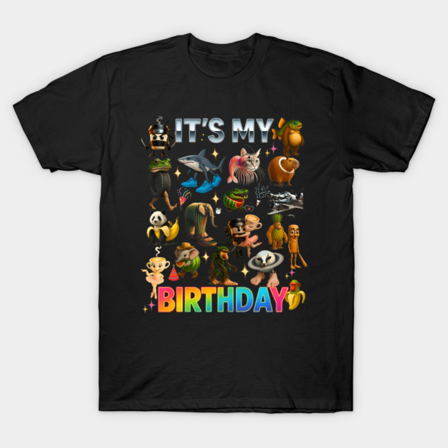 Italian Brainrot Its My ns - Birthday Meme Boys - T-Shirt | TeePublic