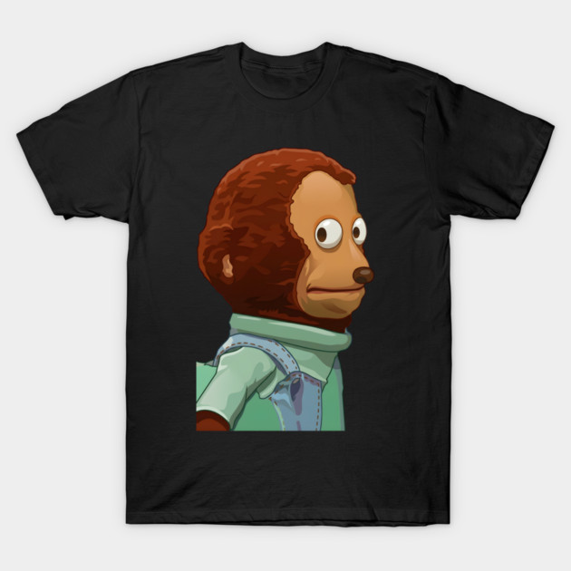 Awkward Monkey Puppet Meme side eye meme - Awkward Monkey - T-Shirt ...