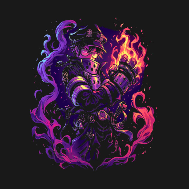 Shinra Kusakabe Fire Force Fan Art - Shinra Kusakabe - T-Shirt | TeePublic