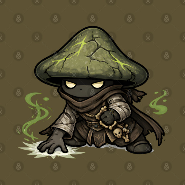 Morbryn Sporeward – Cursed Earth Shaman - Shaman Mushroom - T-Shirt ...