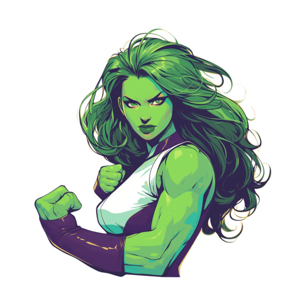 she hulk - She Hulk - T-Shirt | TeePublic