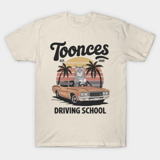 TOONCES DRIVING SCHOOL RETRO SUNSET BEACH - Toonces Driving School - T ...